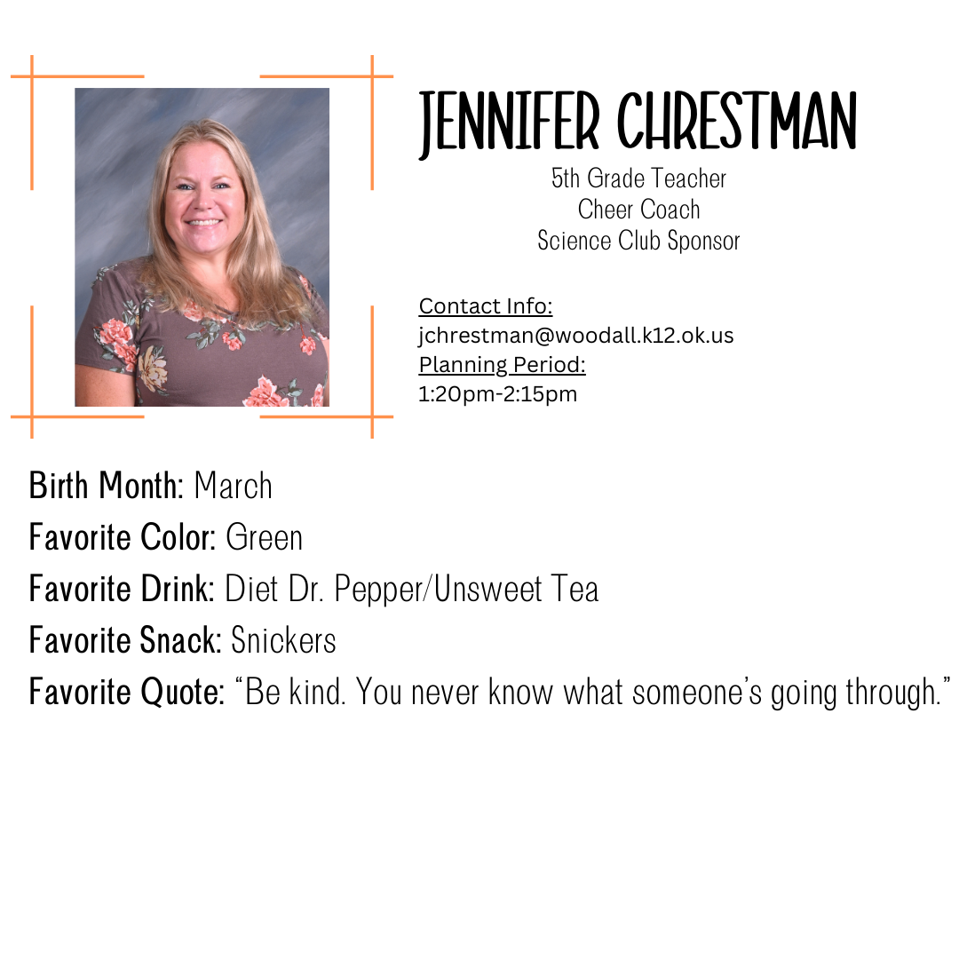 Woodall Public Schools - Jennifer Chrestman